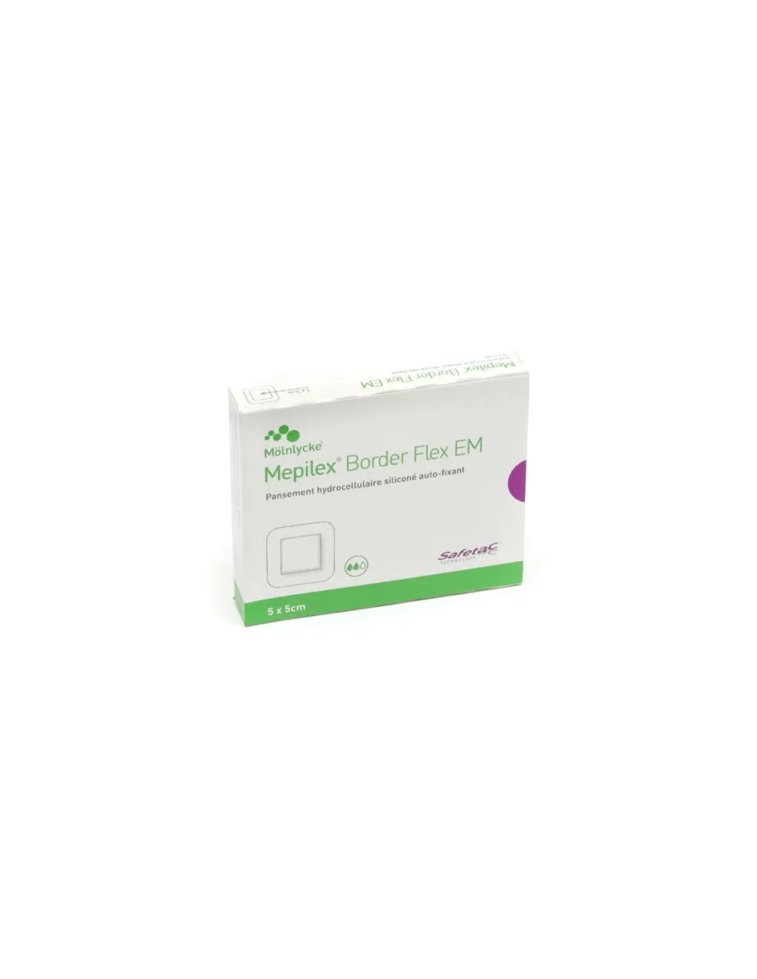 Mepilex Border Flex EM – Pansement hydrocellulaire siliconé extra-fin ...